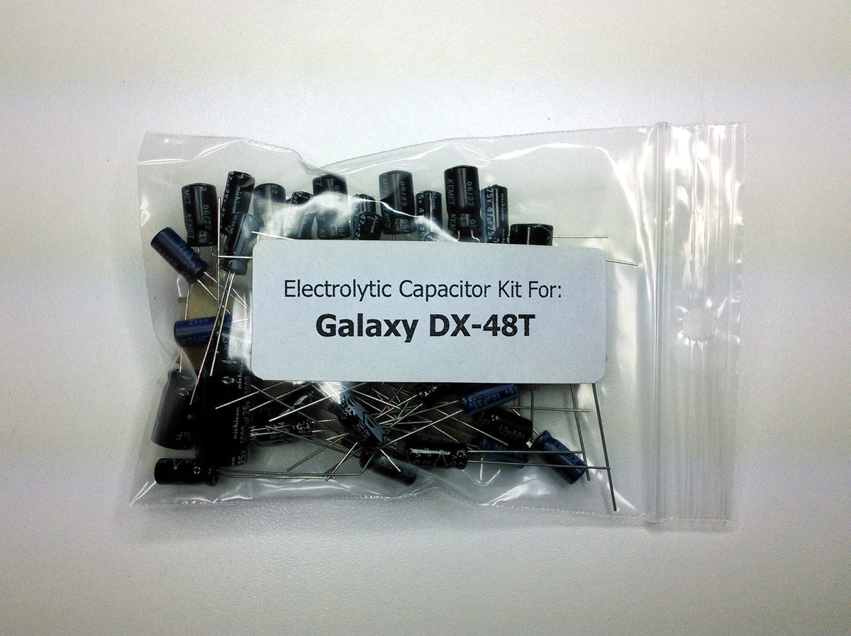 Galaxy DX-48T (w/EPT690010C) electrolytic capacitor kit – Klondike Mike's
