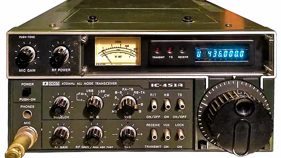 Icom IC-451A, IC-451E electrolytic capacitor kit – Klondike Mike's