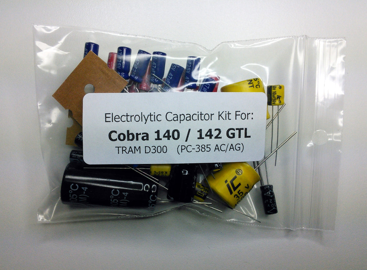 Cobra 140 / 142 GTL / TRAM D300 electrolytic capacitor kit (Deluxe ...