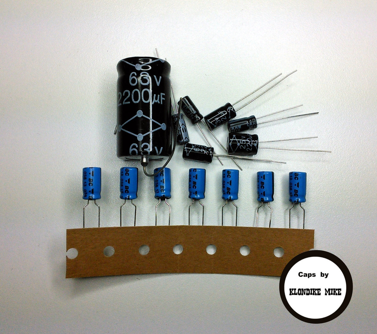 Bearcat BC-220 electrolytic capacitor kit – Klondike Mike's